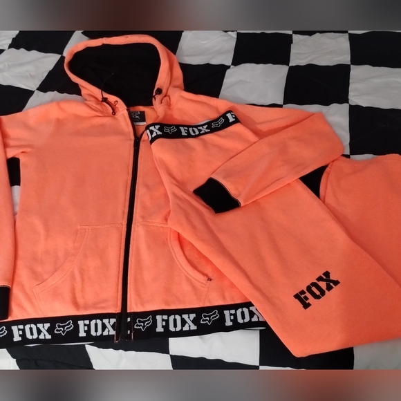 Fox | Pants & Jumpsuits | Fox Racing Lounge Set Hoodie Pants Womens ...